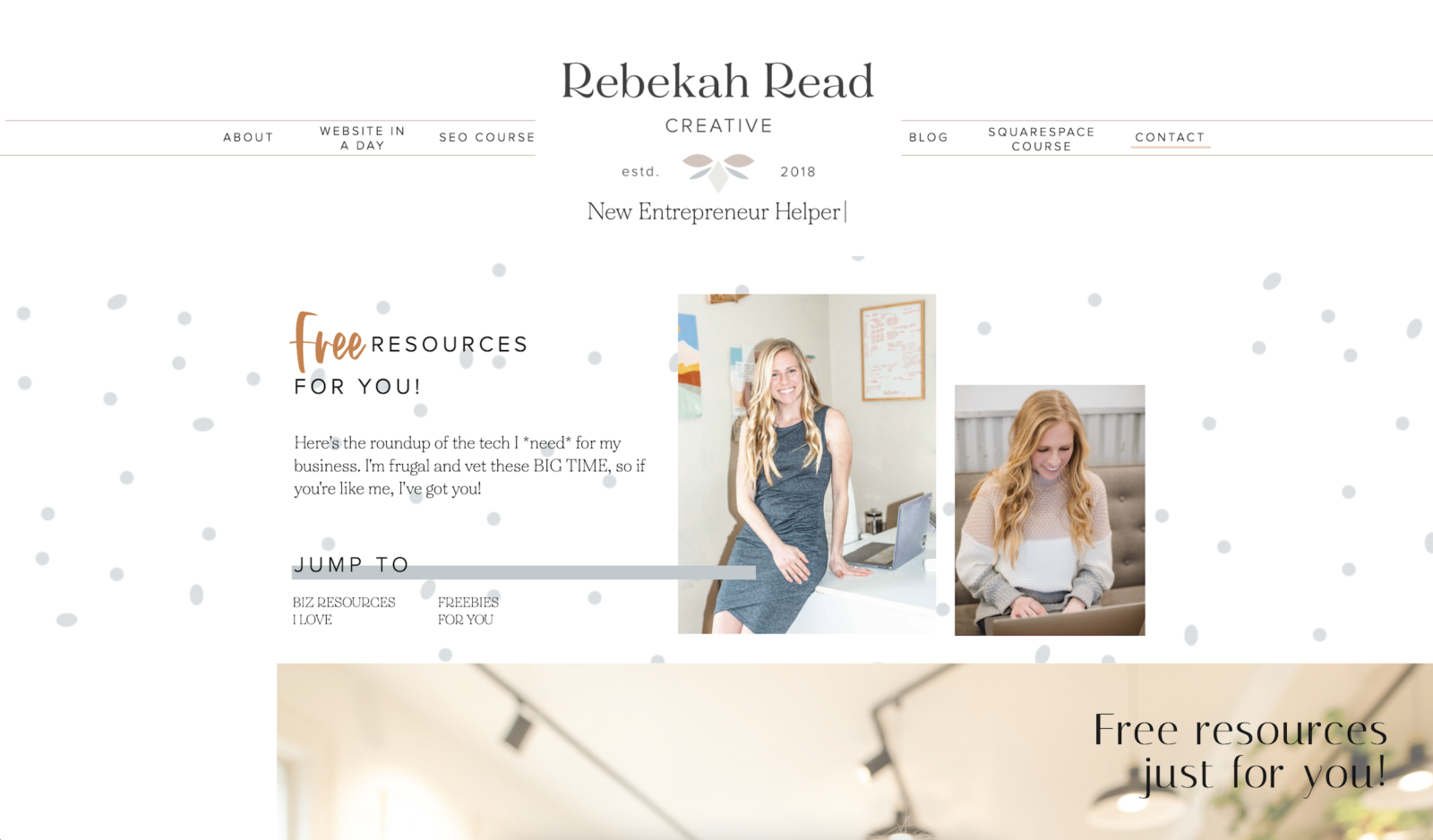 Freebies to accommodate your website woes - Rebekah Read Creative