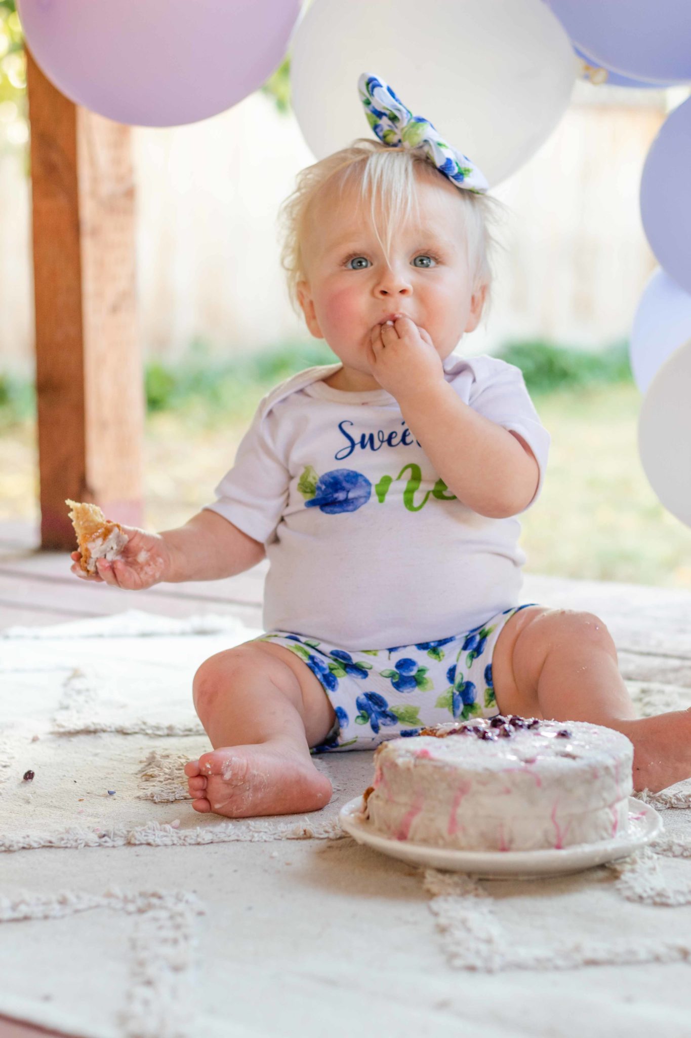 1 Year of Eliza Grace - Huckleberry Birthday Party - Rebekah Read Creative