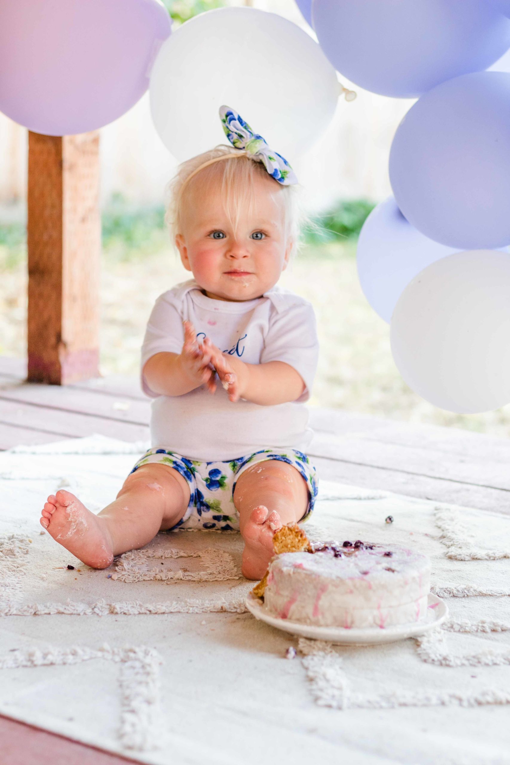 1 Year of Eliza Grace - Huckleberry Birthday Party - Rebekah Read Creative