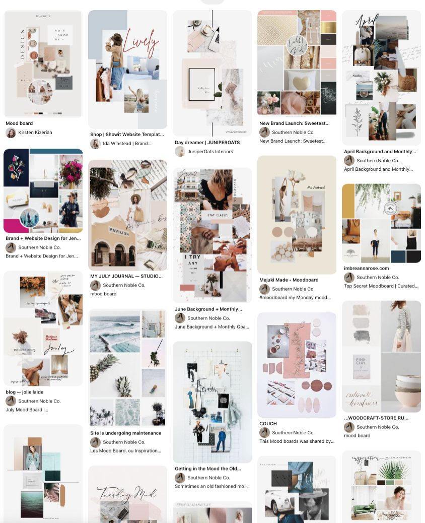 How To Create a Pinterest Brand Board - Rebekah Read Creative