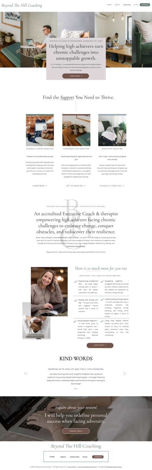 Creative Showit Website Examples to Spark Your Design Vision - Rebekah ...